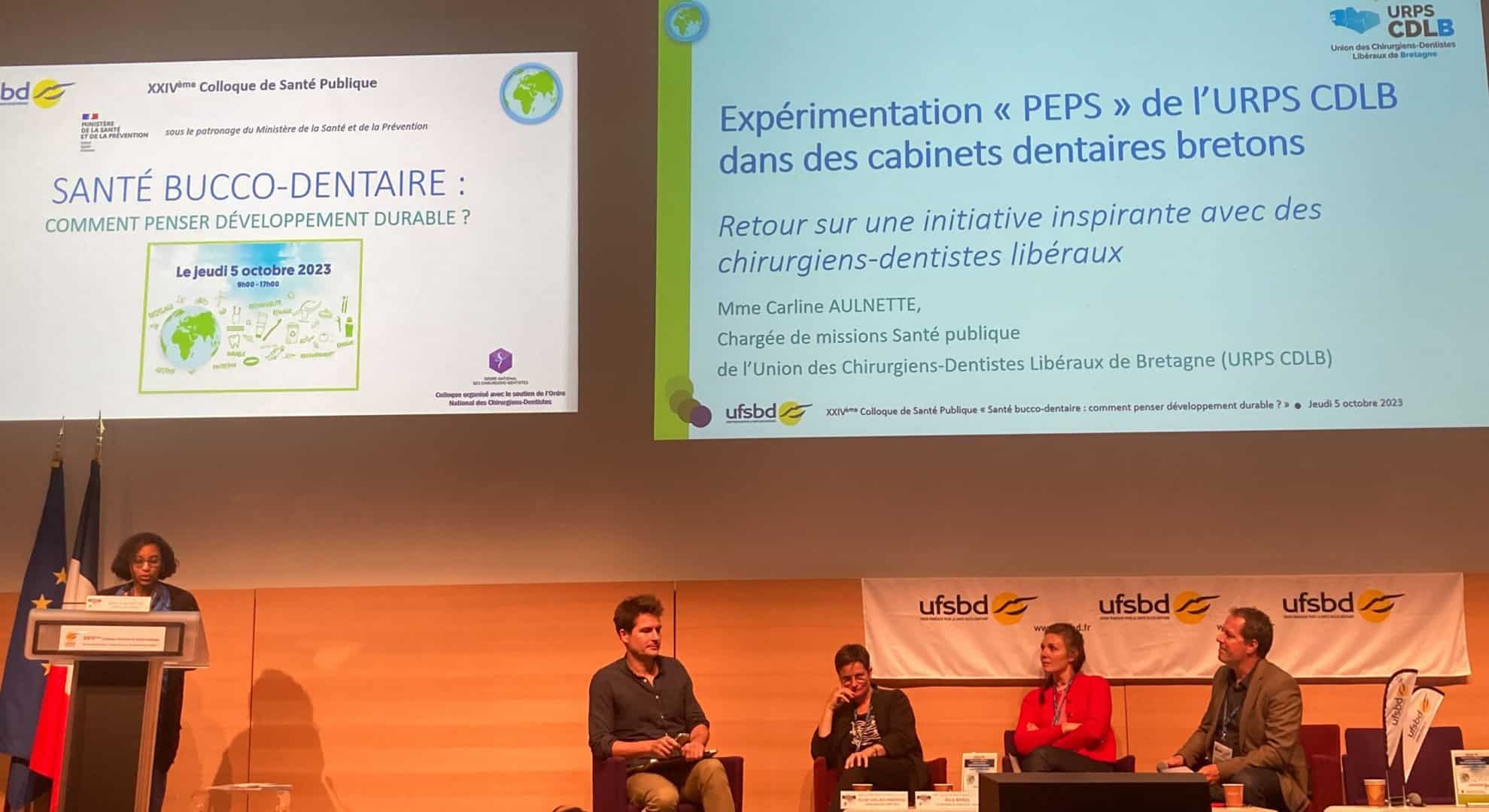 Notre participation au Colloque UFSBD Environnement – URPS CDLB