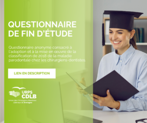 L’URPS CDLB relaie cette enquête dans le cadre d’un travail de fin d ...